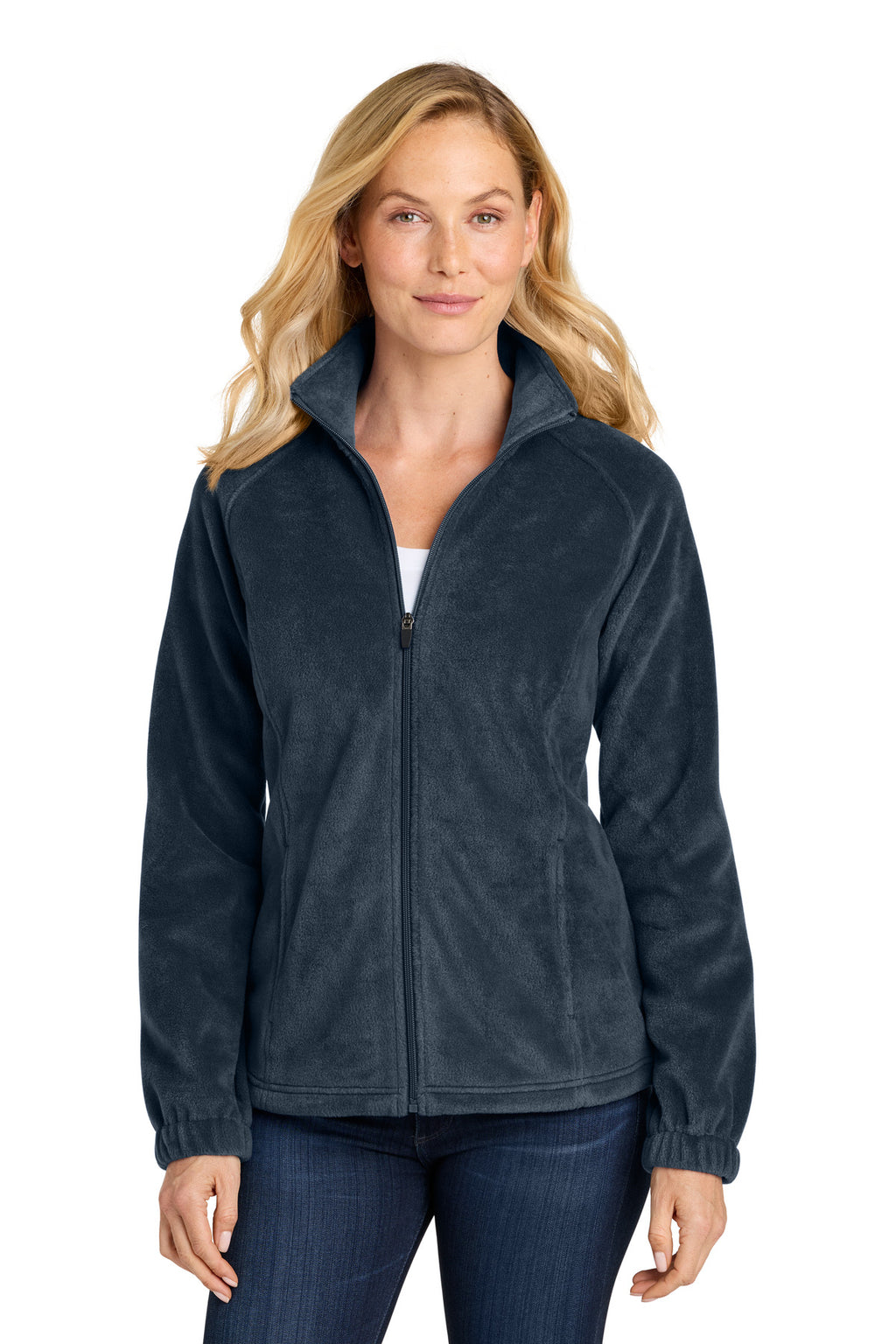 PORT AUTHORITY Port Authority ® Women's Plush Fleece Full-Zip Jacket ...